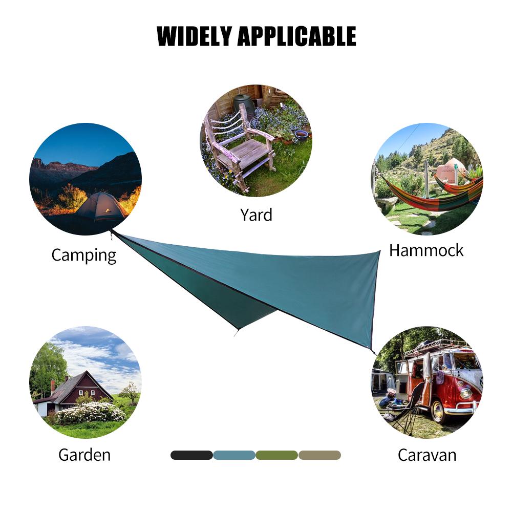 Buy Rain Fly Sun Shade Sail Canopy UV Resistant Waterproof Heavy Duty ...