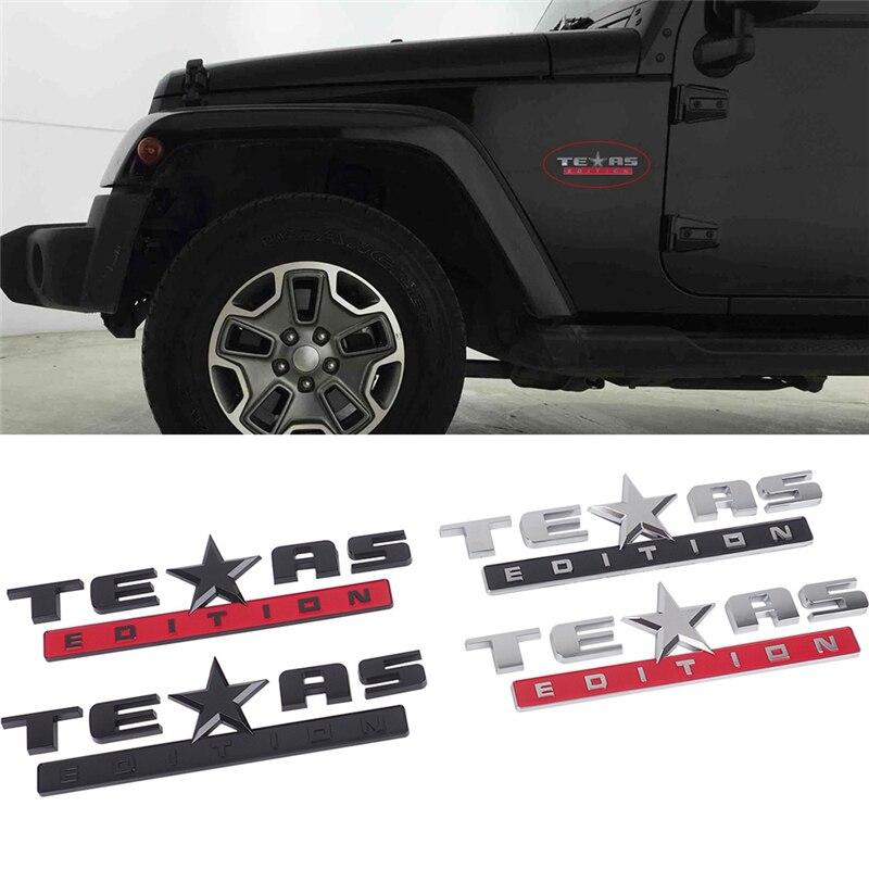 3D Texas Edition Logo Emblem Car Rear Trunk Body Sticker Badge Decal ...