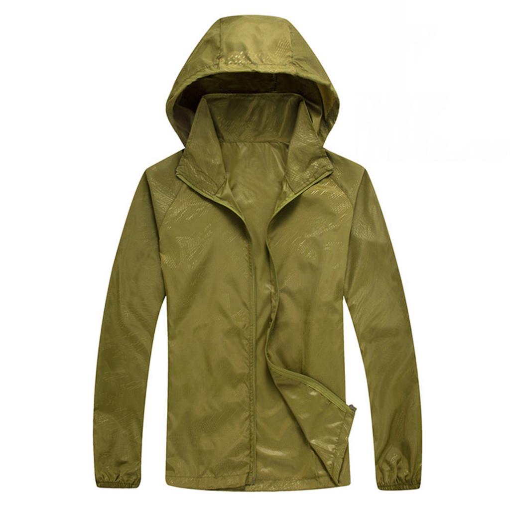Buy Ultra-Light Rainproof Windbreaker Top Men's Women Casual Jackets ...