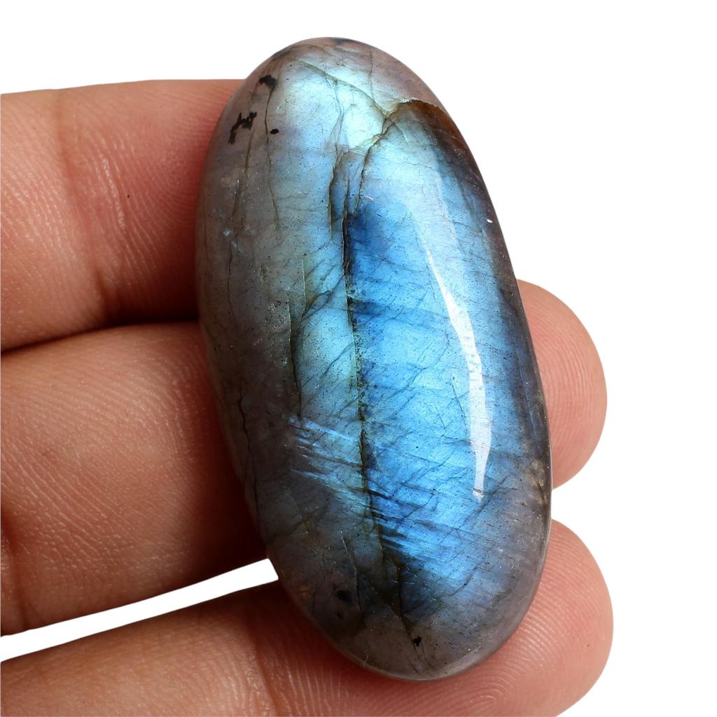 Buy 64 Cts Natural Multi Blue Flash Labradorite Loose Gemstone Oval ...