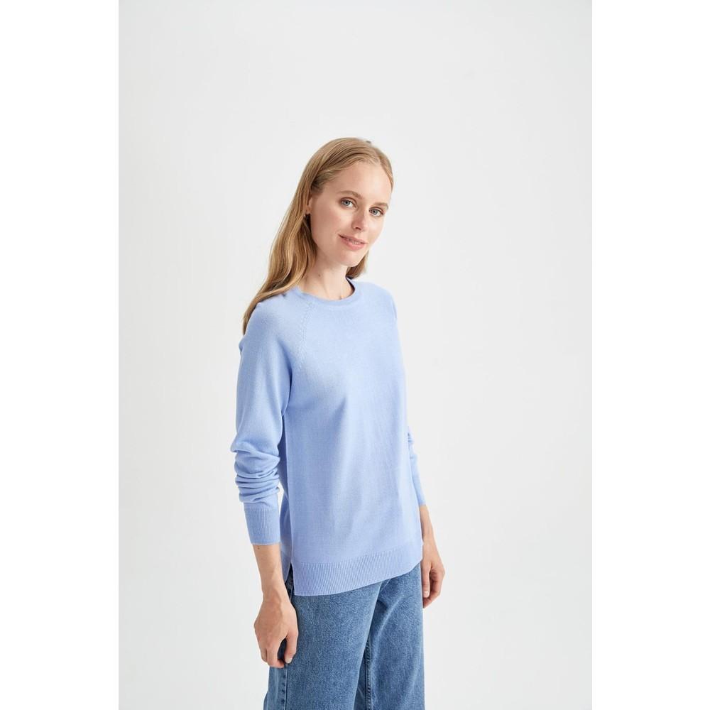 Satın alın RELAX fit bike collar cashmere textured extra soft knitwear ...