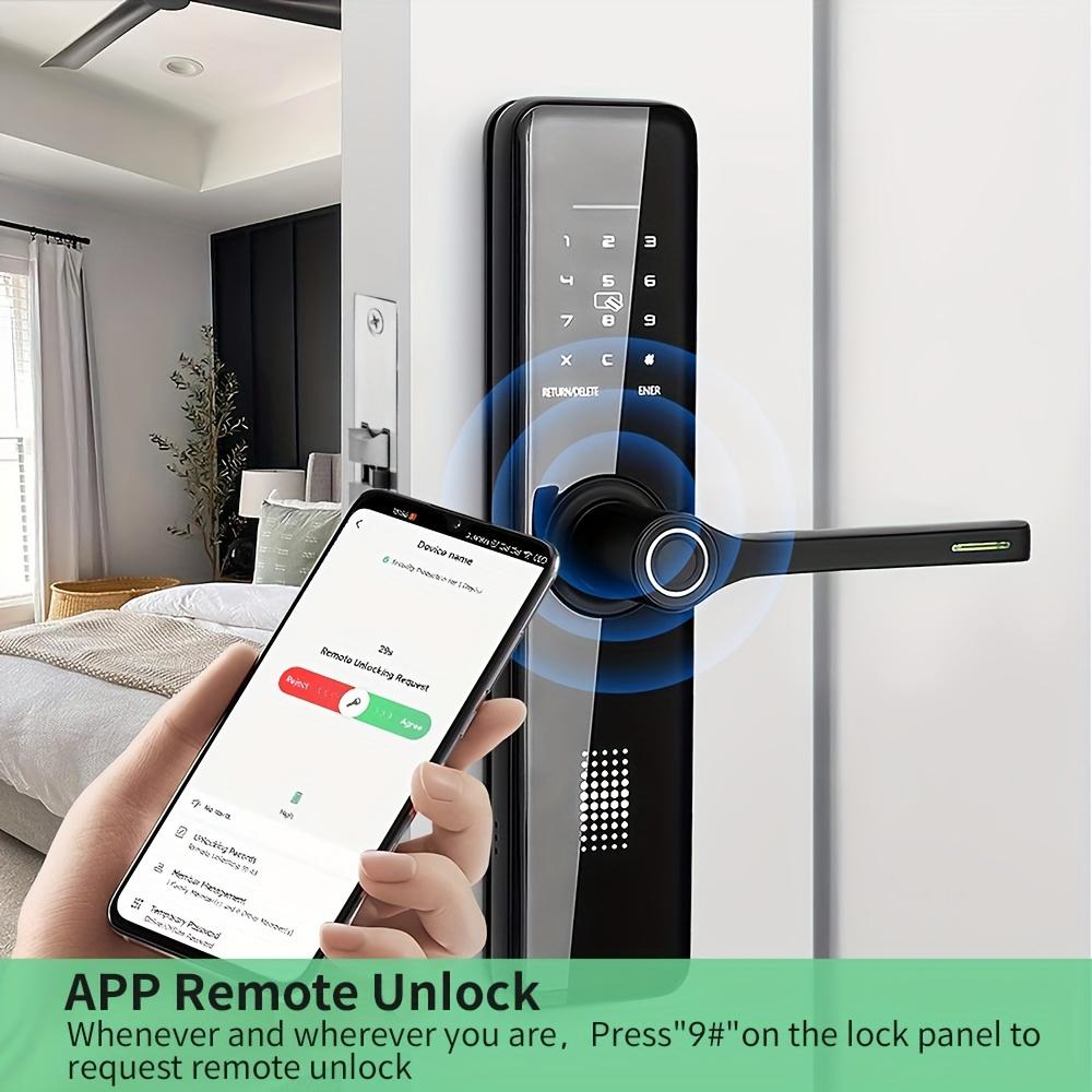 Buy Wi-Fi Enabled SUMUS Smart Door Lock: Biometric Fingerprint, Keypad ...