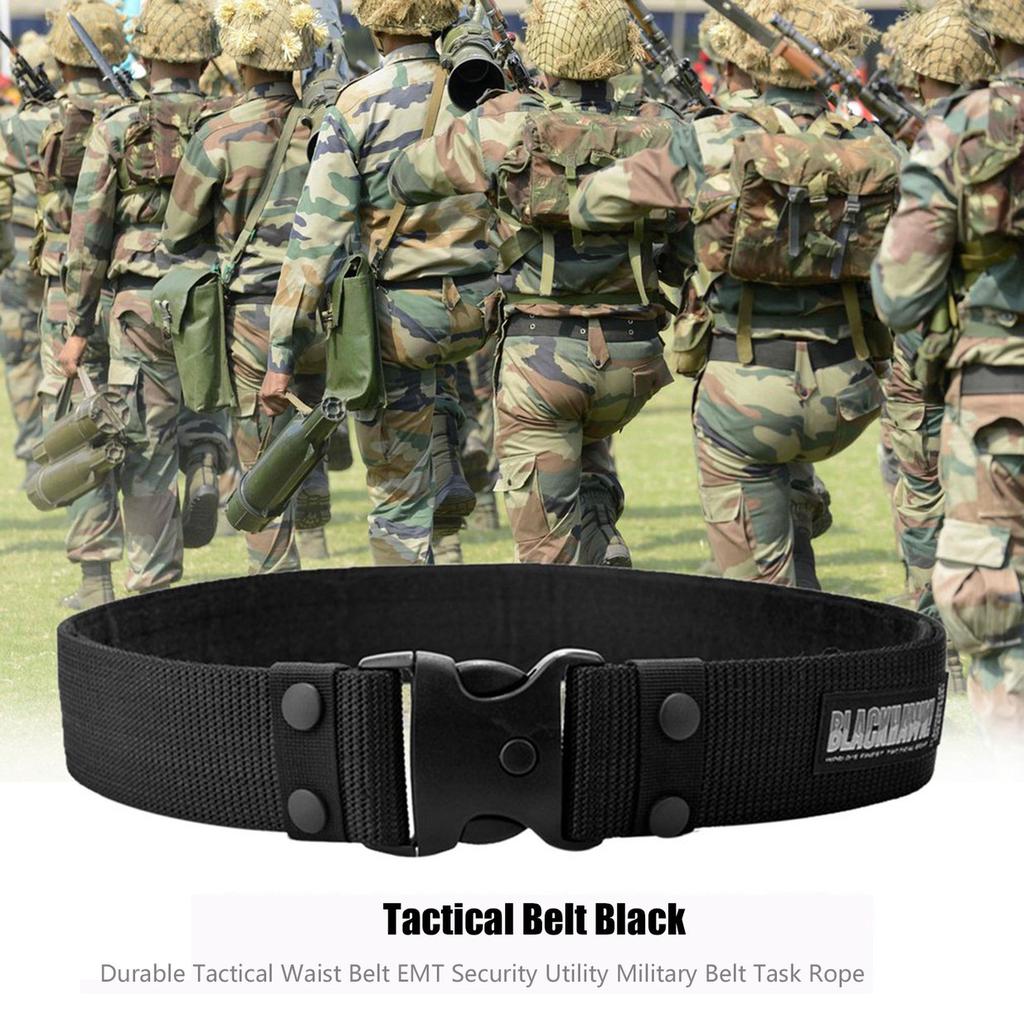 Buy Durable Tactical Waist Belt EMT Security Utility Military Belt Task ...