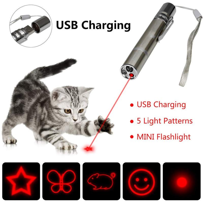 Buy Cat Toys Interactive-5in 1 Function Chaser Toy-USB Rechargeable ...