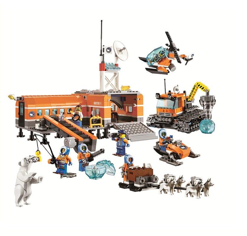 Buy City Blocks Brick Arctic Base Building Blocks Model Toys For ...