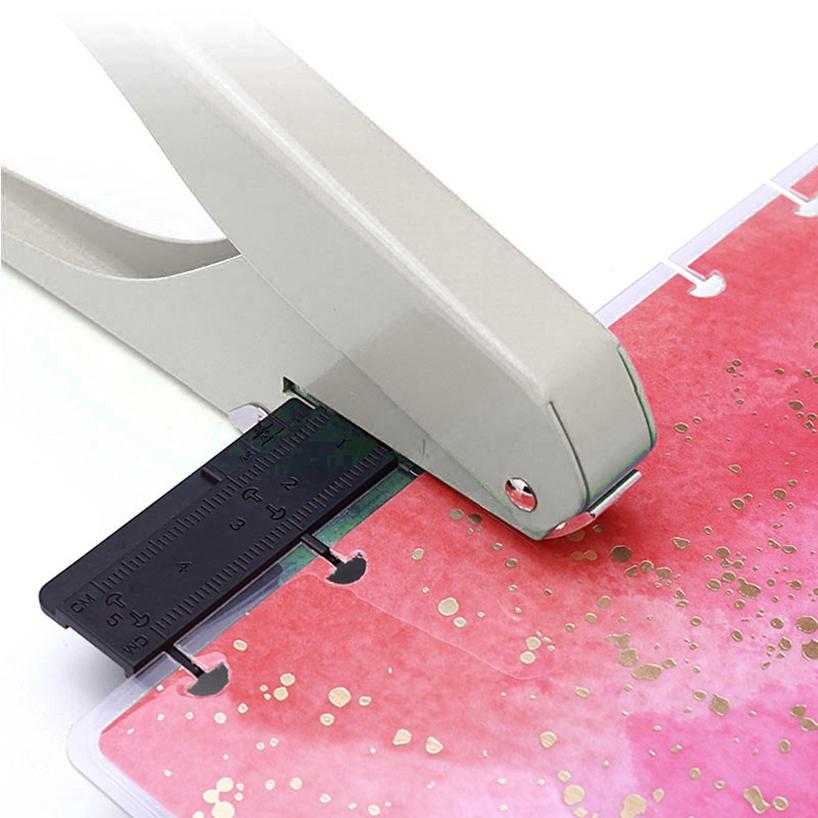 Loose-Leaf Pages Binding Holes Punchers Mushroom Hole Puncher DIY Metal ...