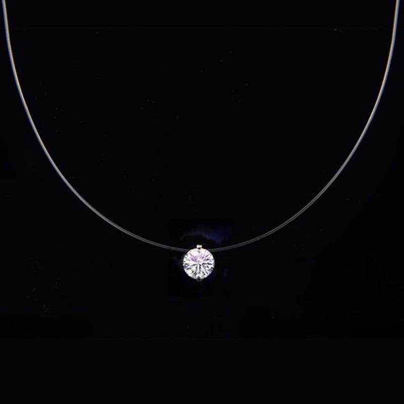 Cheap Women's Necklace Rhinestone Collar Necklace Female Silver Fishing ...