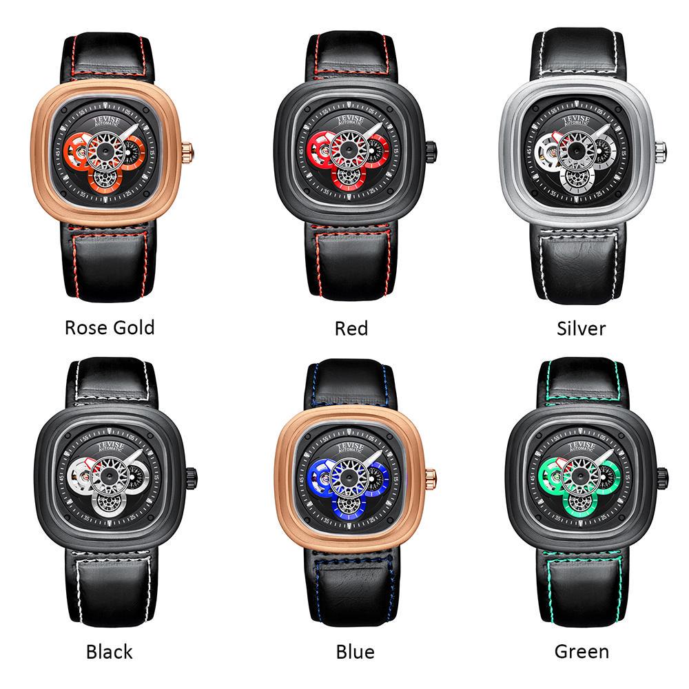Buy TEVISE T843A Men Automatic Mechanical Watch 24 Hours Display ...