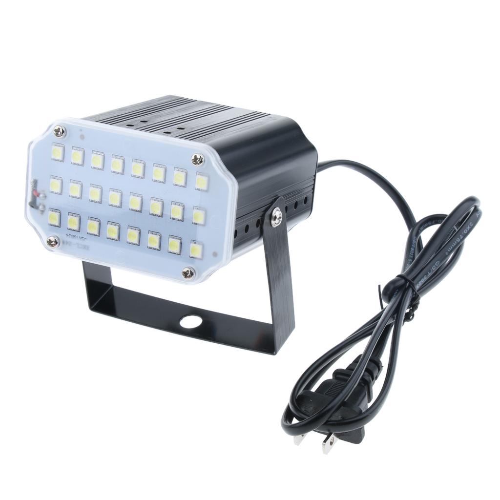 Buy Sound Activated Flash Speed Control Party Stage Strobe White Light ...