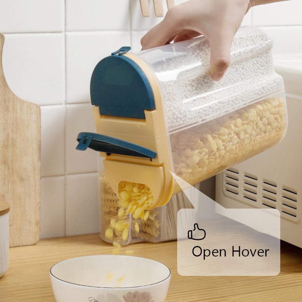 Cheap Supplies Household Cereal Holder Grain Storage Box Flour Saving ...