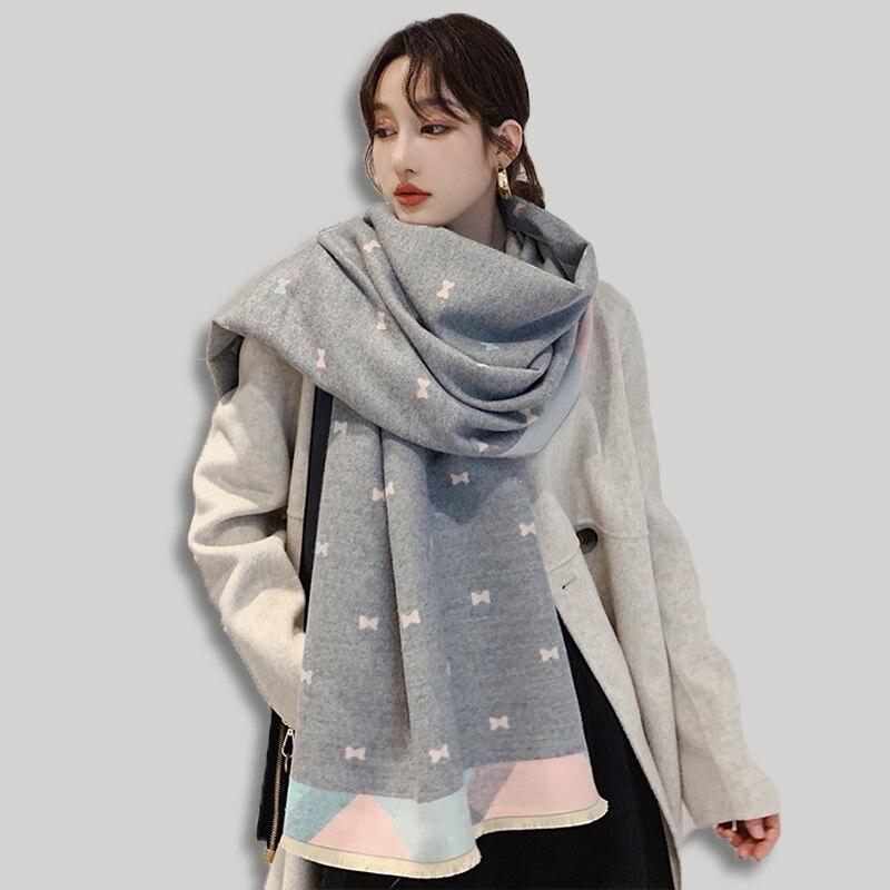 Cheap 2021 Winter Scarves Brand Designer Cashmere Scarf Women High ...
