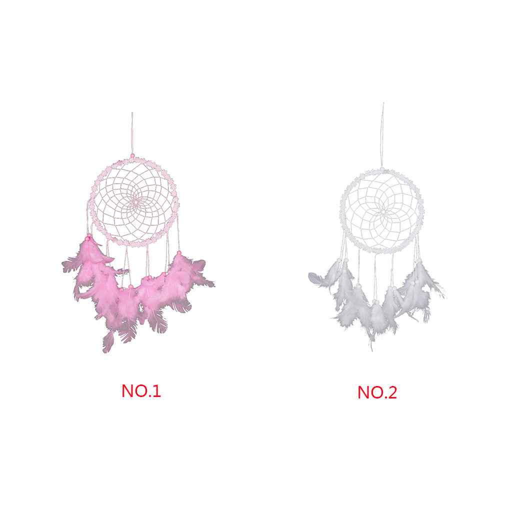 Dreamcatcher Jewelry Innovative Gift Wind Chimes Natural Feather Wall ...