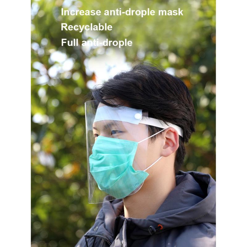 Buy Full Face Dust-Proof Transparent Mask Anti-Droplet Kitchen Cooking ...