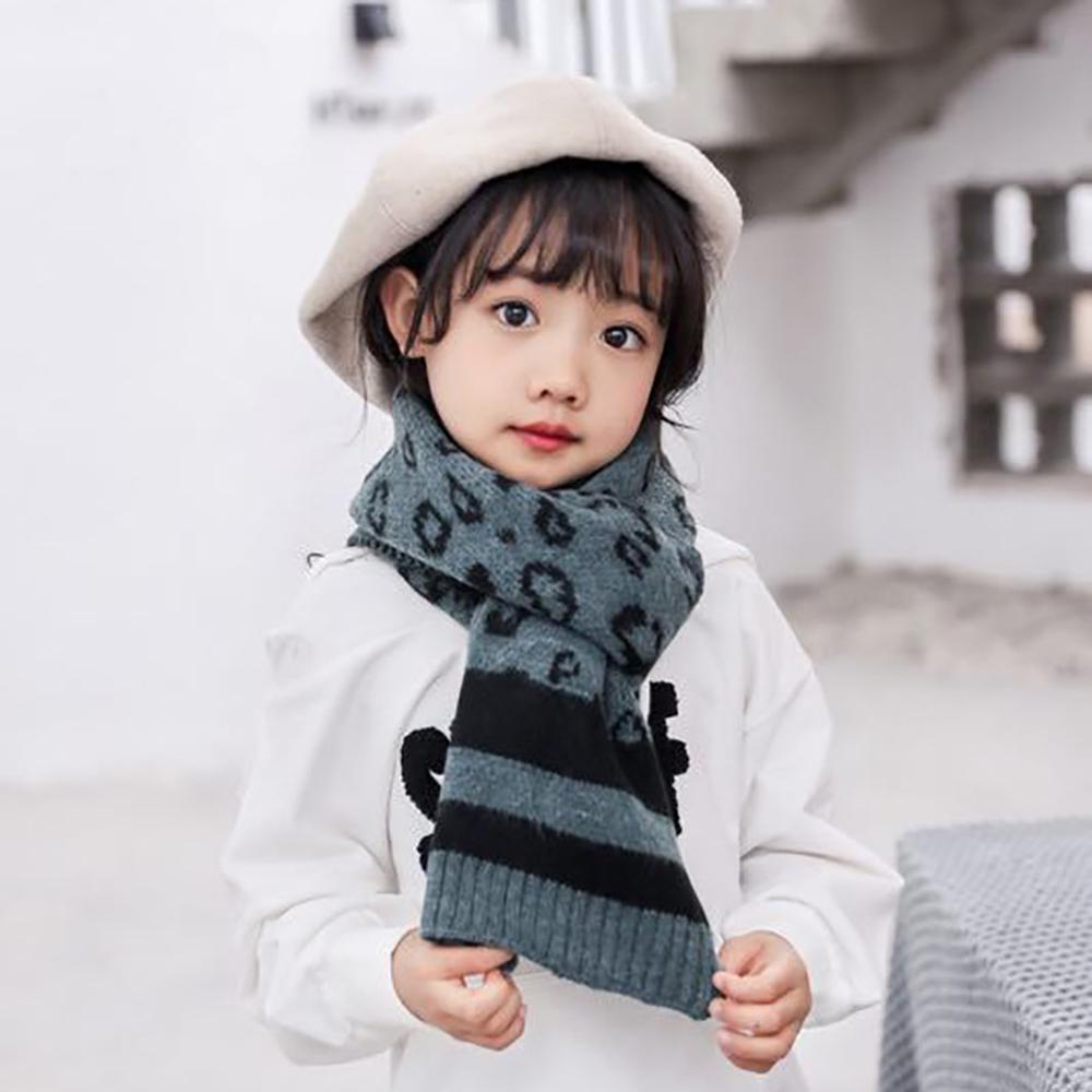 Unisex Fashion Girl Children Scarf Children Scarf Knitted Winter Keep ...