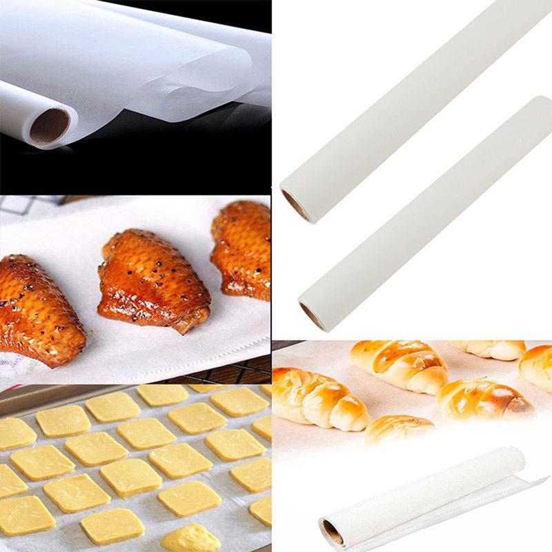 Buy 30×500cm Parchment Paper for Baking Pan Liner Silicone Treated ...