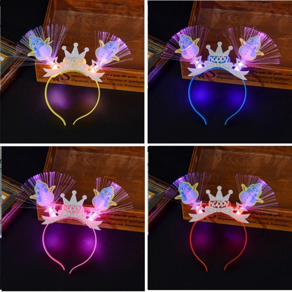 Flashing LED Hair Accessory JONKY New Years Eve Headband Light Up Red ...