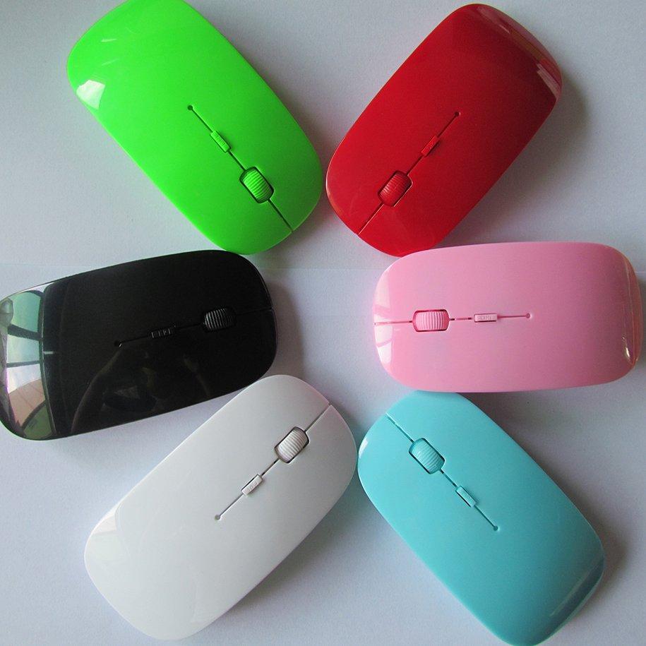 Beauty Four 2.4G Wireless Mouse With Usb Receiver Portable Optical ...