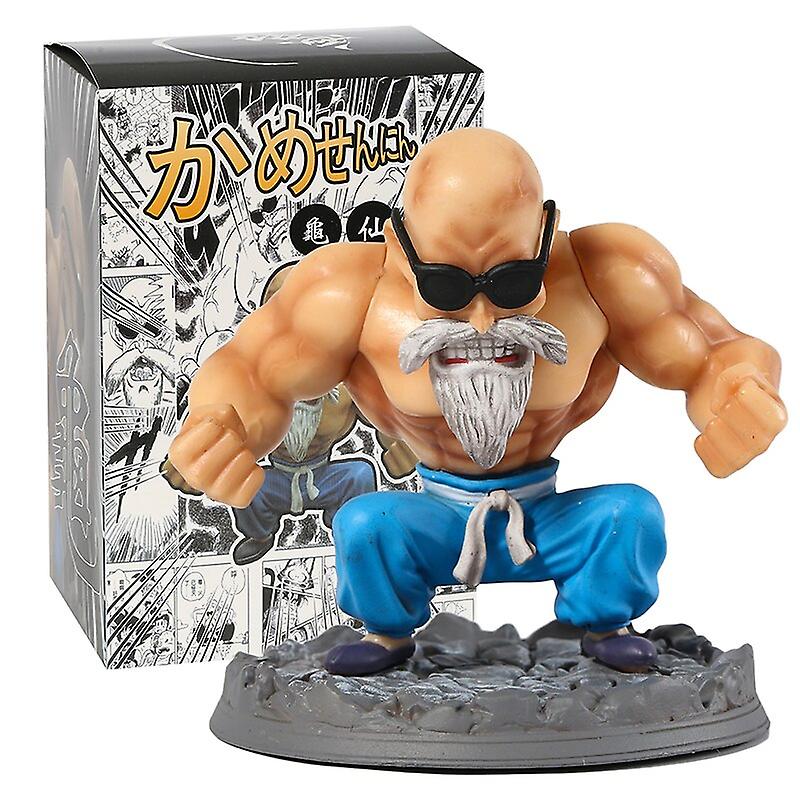 Buy Dragon Ball Z Master Roshi Kamesennin Figure Doll Pvc Desktop Toy ...