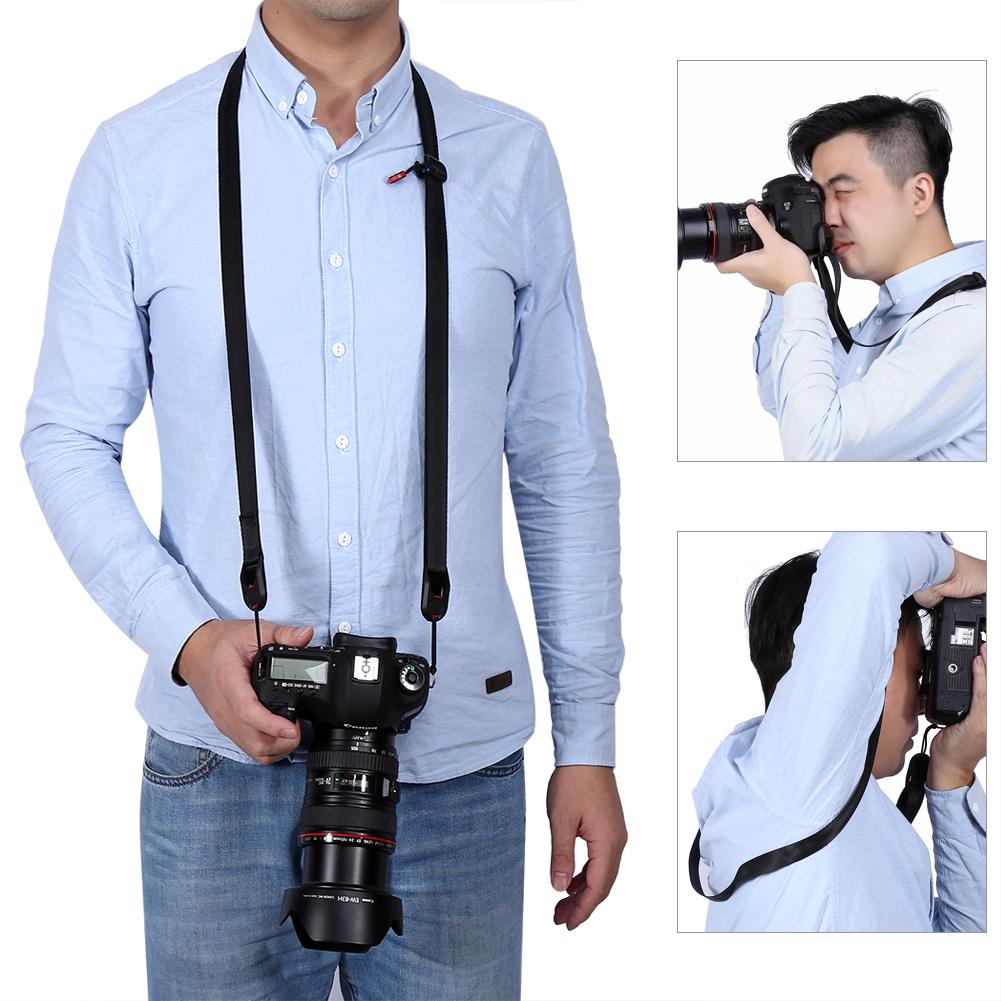 Buy Black Adjustable Camera Shoulder Strap Sling With Quick Release ...