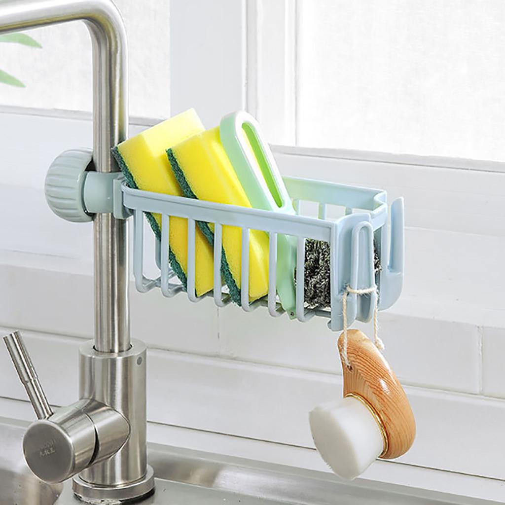 Buy Kitchen Sink Storage Organizer Holder Faucet Sponge Soap Cloth ...