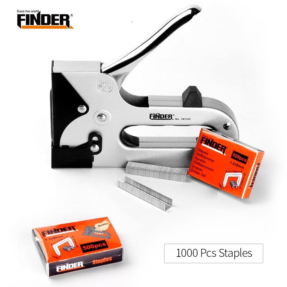 Buy Heavy Duty Manual Staple Gun Door-Type Nail Stapler Nailer Tacker ...