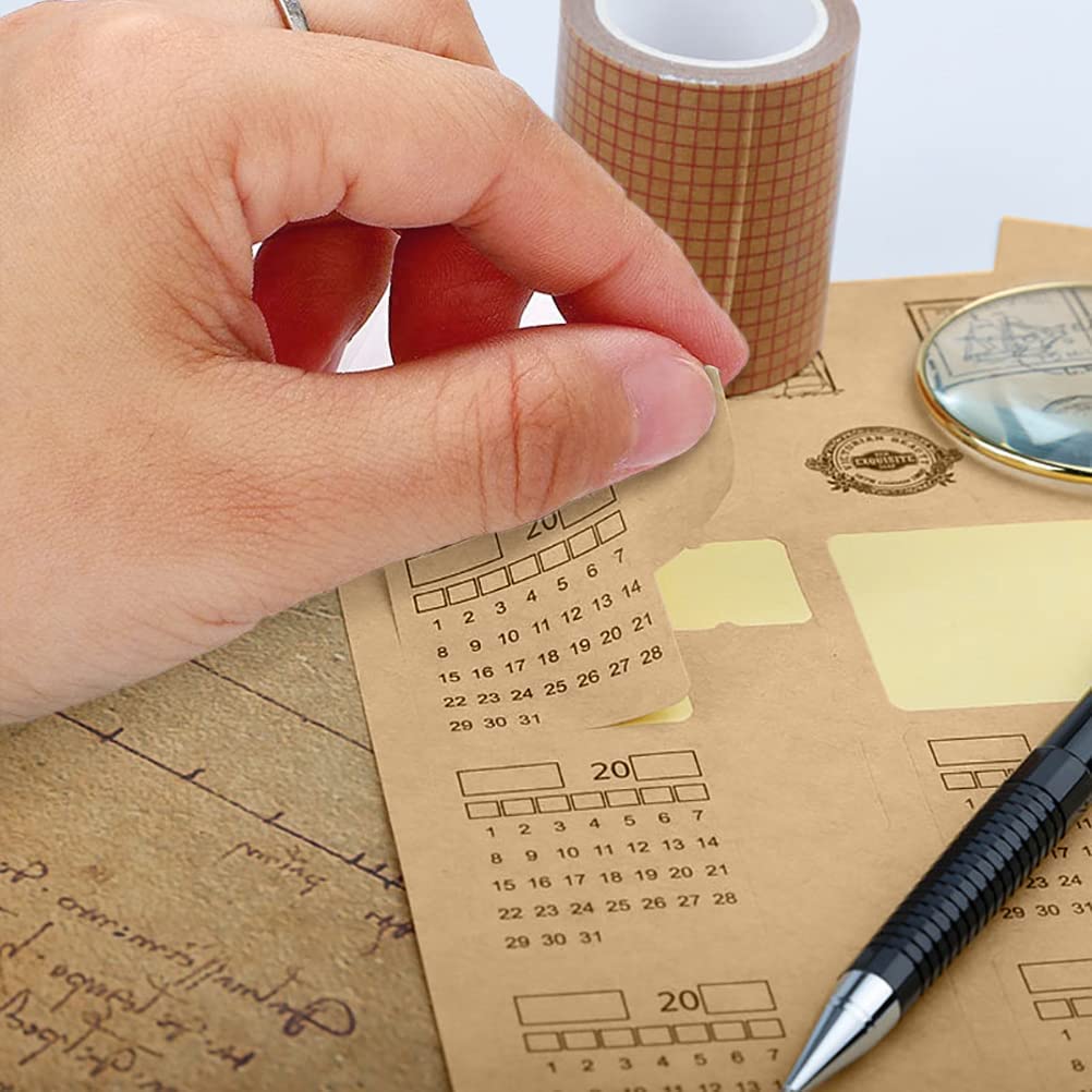 Cheap Calendar Stickers 30 Pieces, Monthly Calendar Sticker Tabs for ...