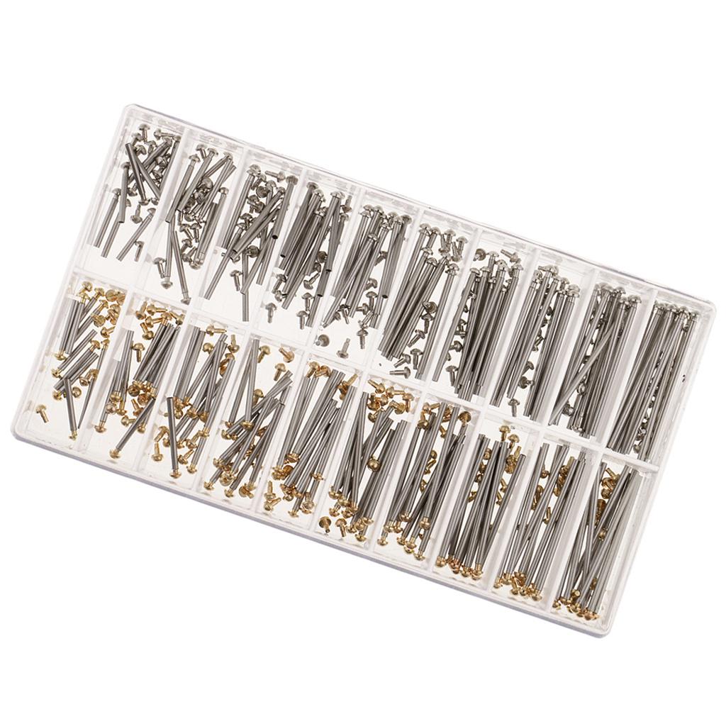 Buy Watch Repair Tools Set Kits Watch Strap Screws Assortment Tube ...