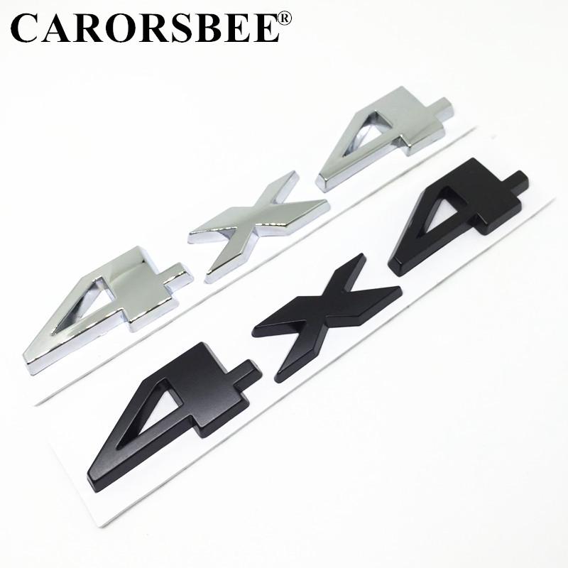 Metal 3D 4x4 Auto Car Sticker 4 Drive 4WD Emblem Badge Chrome Decal ...