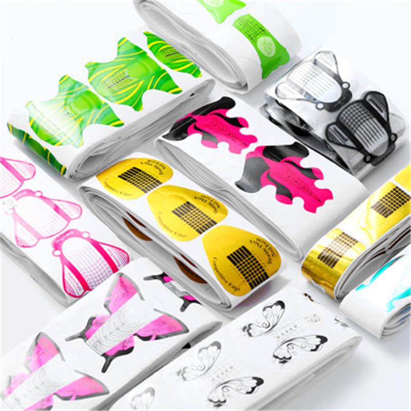 Crystal Extension UV Gel Nail Manicure Nail Extension Sticker On For ...