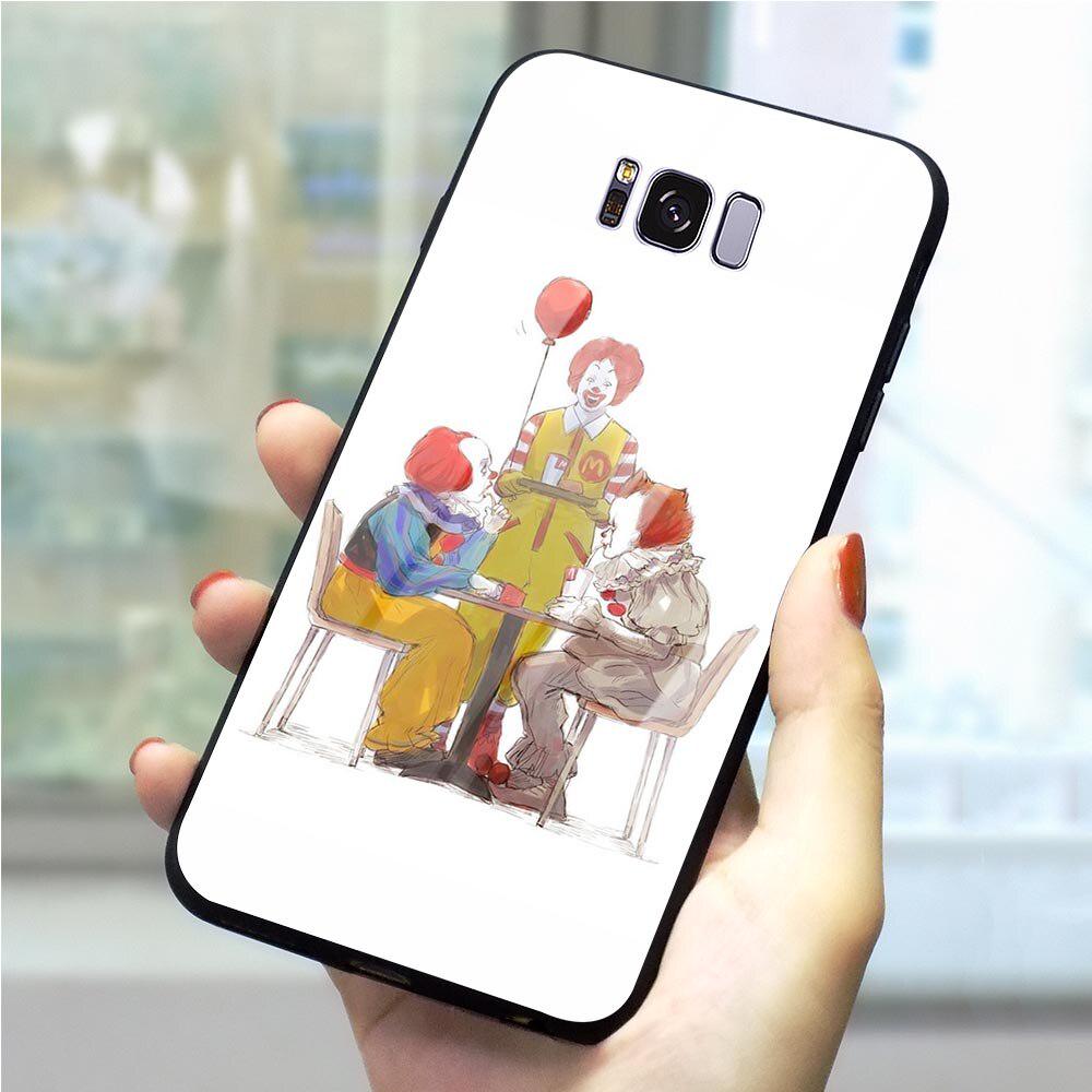Funny Clown Phone Case For Samsung Galaxy S10 9 10 S8 S9 A30 A40 A50 ...
