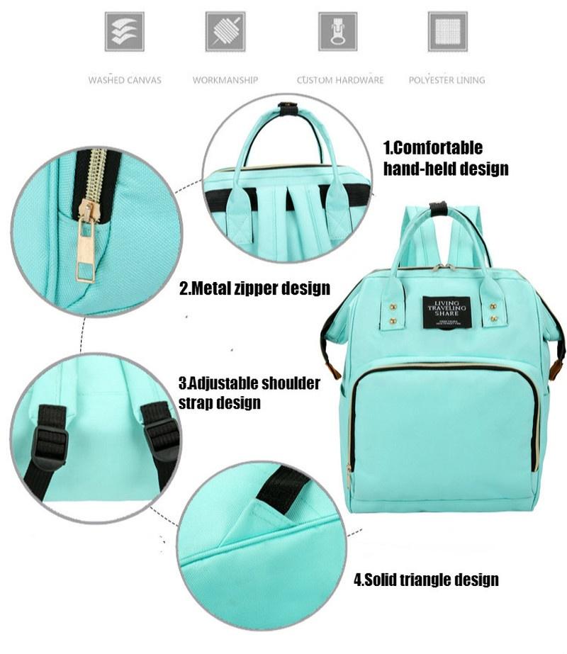 Multi Function Waterproof Mommy Shoulder Bag Nappy Bag Stroller Bag ...