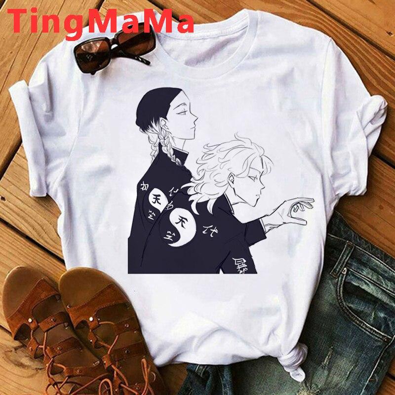 Buy Tokyo Revengers T Shirt Unisex Summer Anime Tops Men Women Kawaii ...
