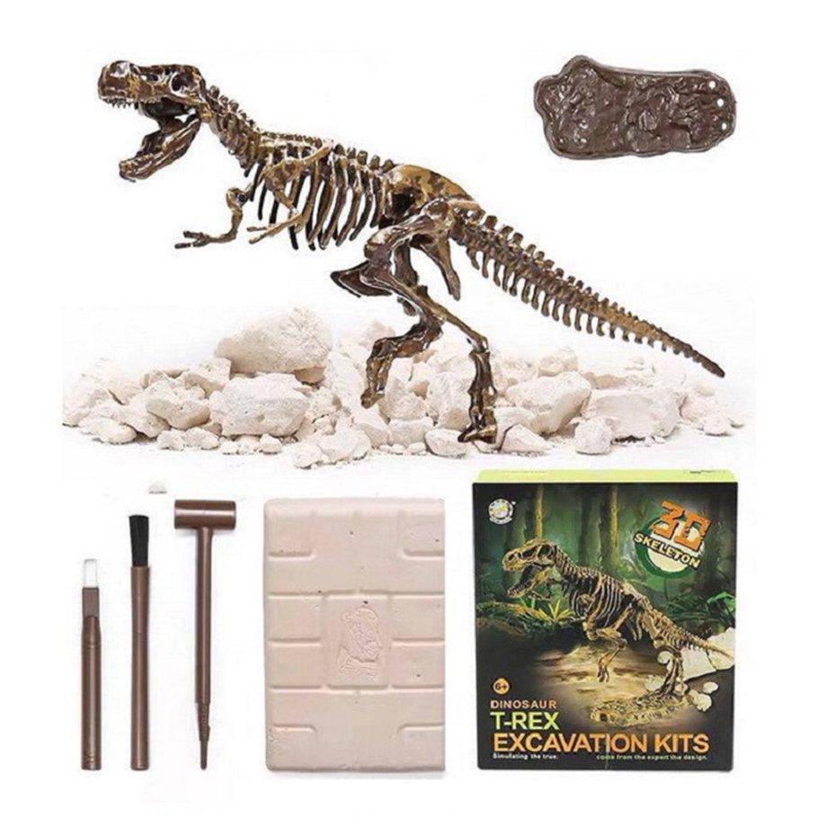 Dinosaur Fossil Excavation Kits Education Archeology Jurassic Toy Set ...