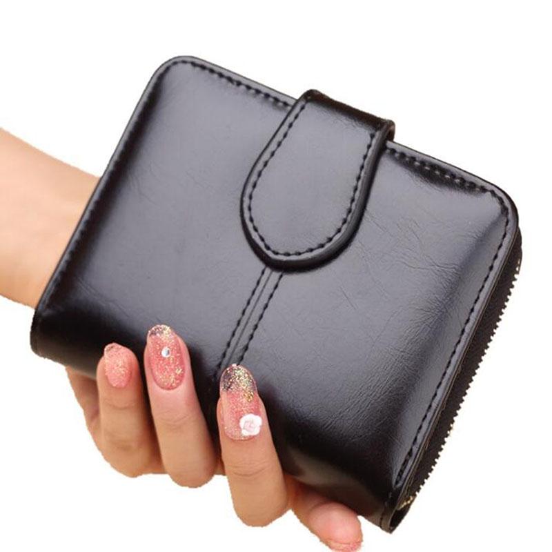 Buy Fashion Brief Women's Wallets Coins Purses Solid Hasp Zipper Card ...