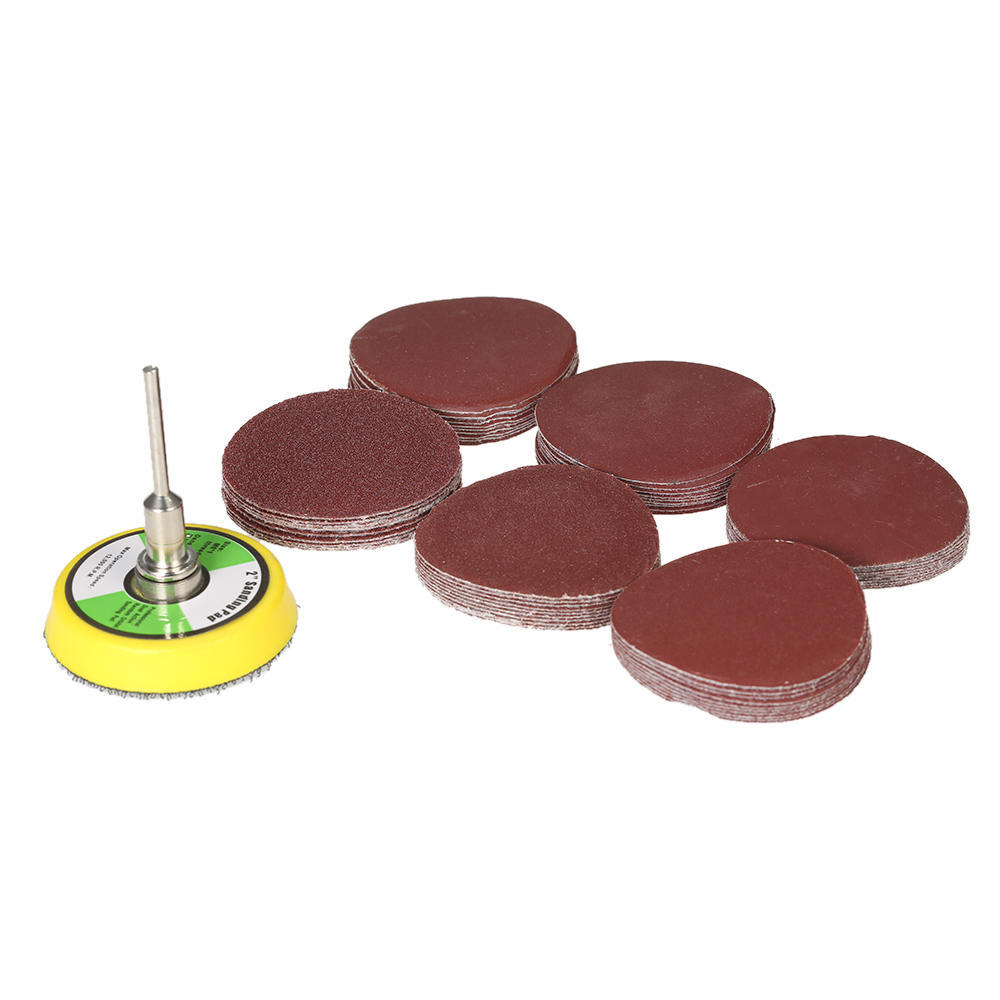 Buy 60PCS 50mm 2" Sander Disc Sanding Disk 100-2000 Grit Paper with ...