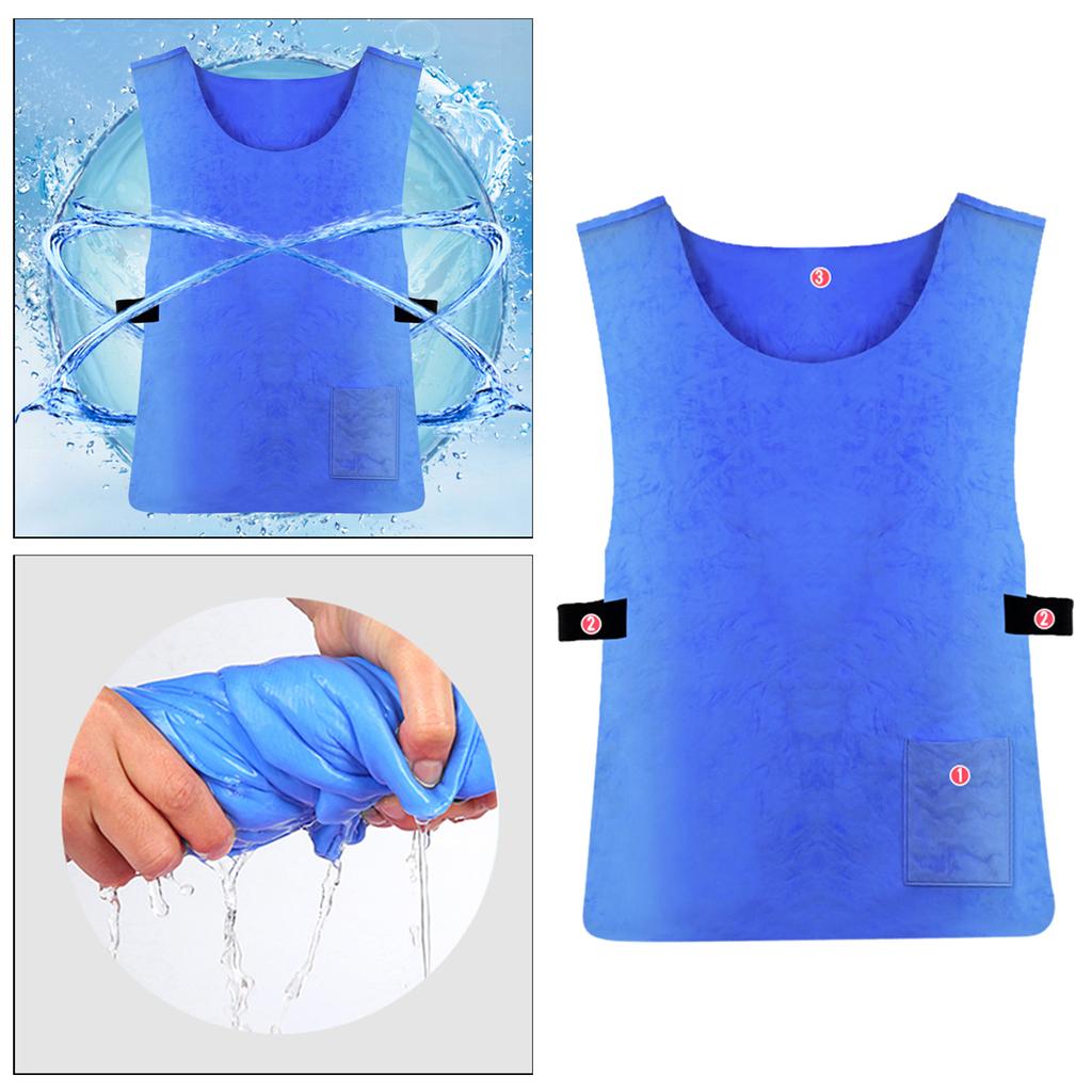 Satın alın Summer Cooling Clothing Unisex Cold Ice Vest Comfortable for ...