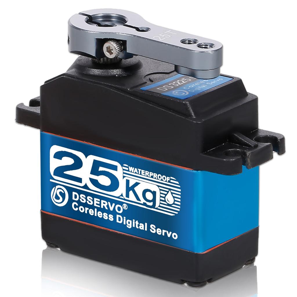 DSSERVO DS3225 25KG Digital Servo Stainless Steel Gear High Torque IP66 ...