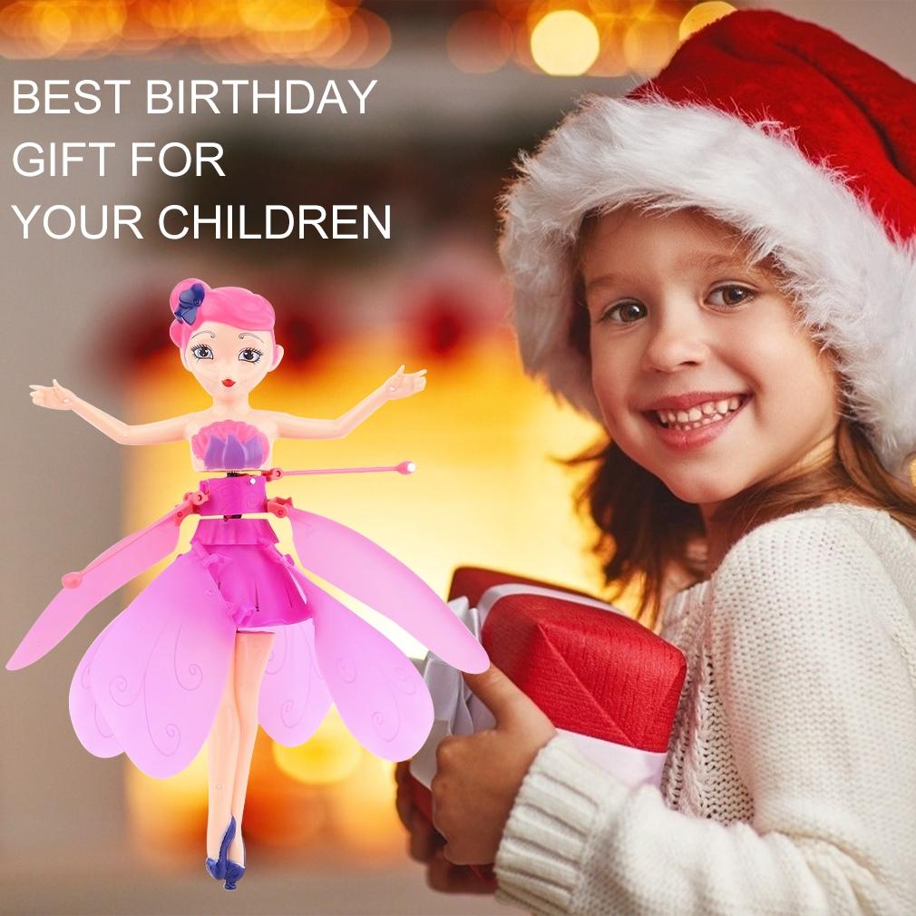 Buy XXGG Children Kids Fairy Flying Dolls Funy USB Infrared Induction ...