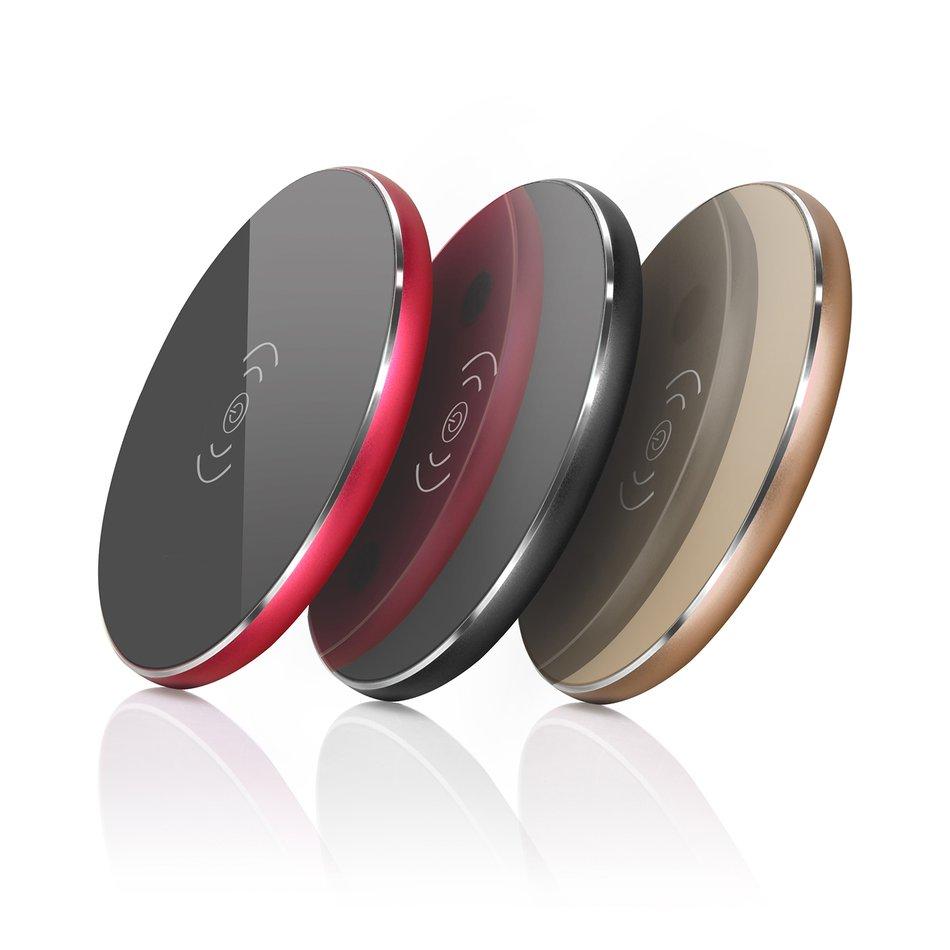 Buy KC Portable Wireless Rapid Charger Round Desktop Stand Ultra-thin ...