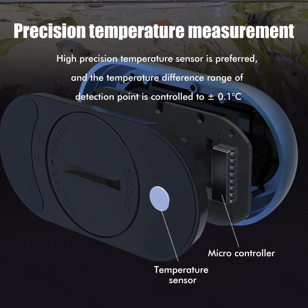 Dagu Digital Aquarium Thermometer Fish Tank Thermometer with High ...