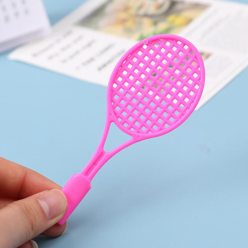 Cheap 4Pcs/Set 1:6/1:12 Dollhouse Miniature Tennis Racket+Ball Doll ...