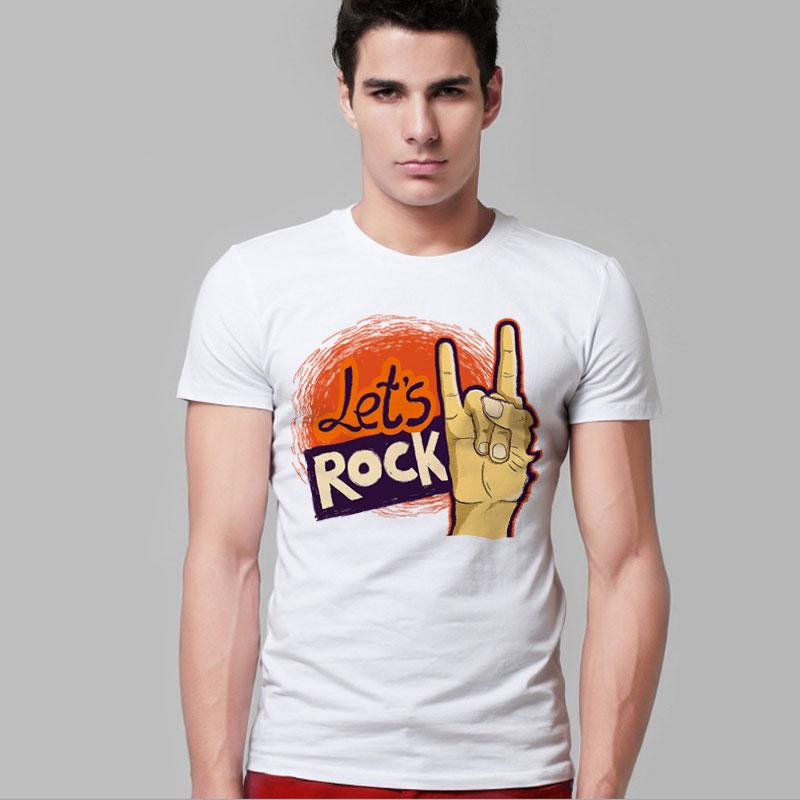 Buy Summer Design Men Printed Shirts Casual Cotton Short Sleeve O-Neck ...