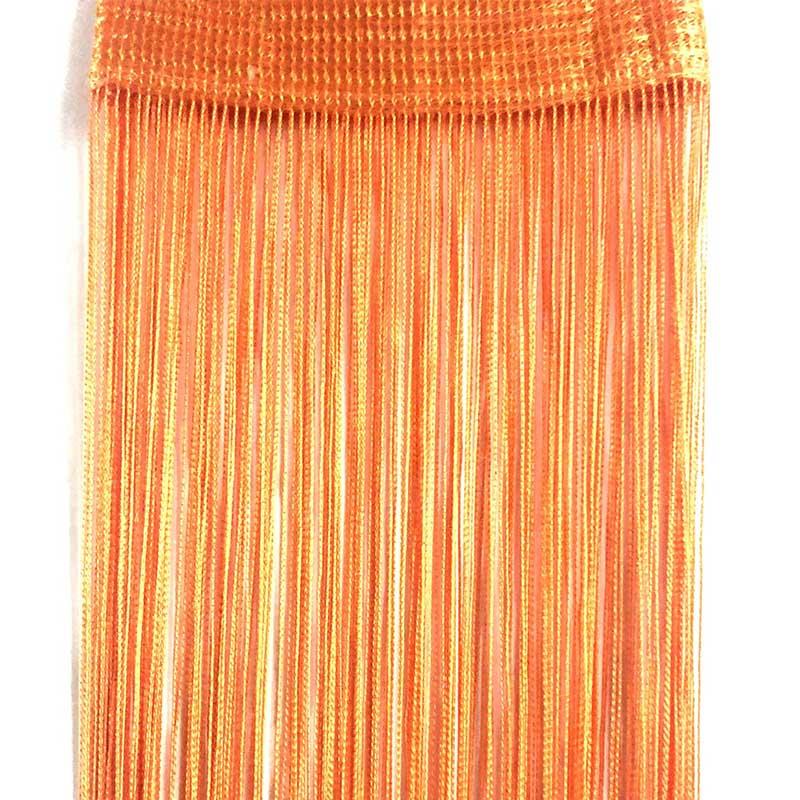 Buy String Curtain Panels Single Slot Top Rod High quality Door Fly ...