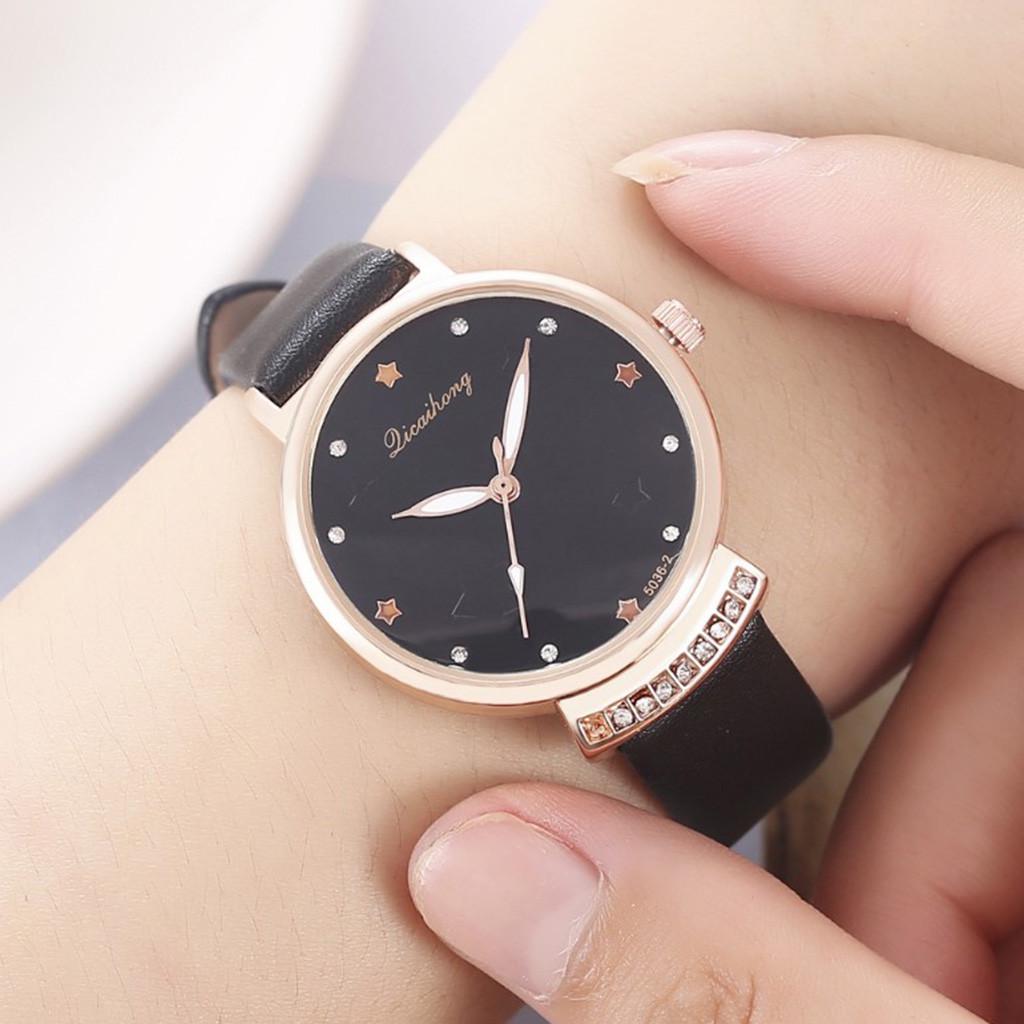 Buy Student Personality Watch Star Literal Female Quartz Watch Casual ...