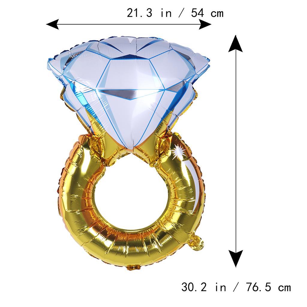 Buy Diamond Ring Balloon Romantic Wedding Bridal Shower Anniversary ...