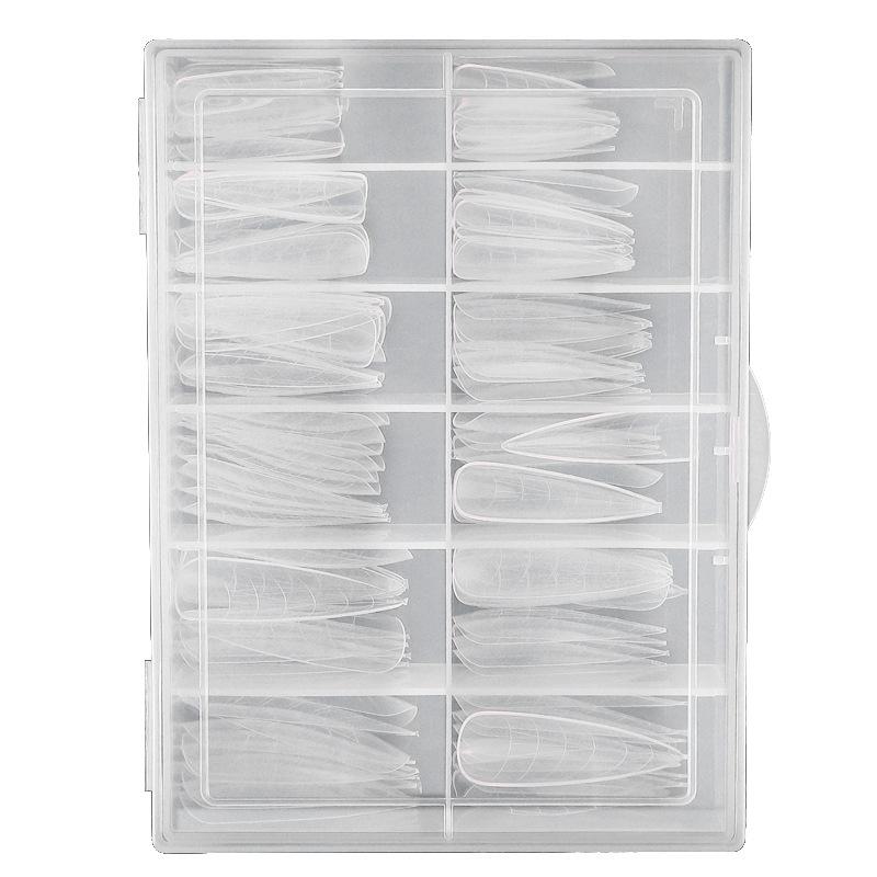 Cheap Crystal Nail Extension Molds - 120 pc Nail Art Tips in Box, Scale ...