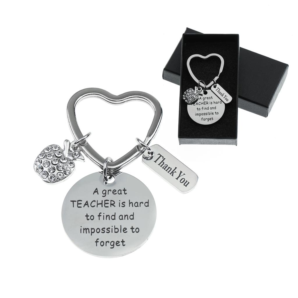 Buy Gifts Apple Diamond Key Ring Teacher Gifts Keychain Key Chain ...