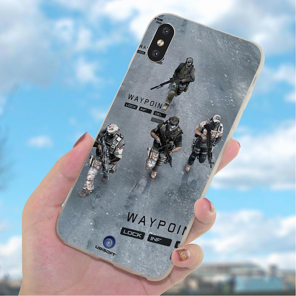 Ghost Recon Phone Cover for iPhone 6 Plus Case 7 XR X 8 5 6S 5S SE Xs ...