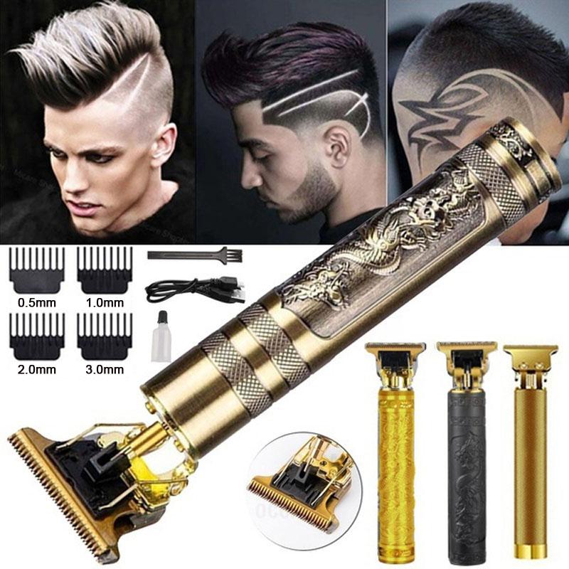 Buy USB Rechargeable Hair Clipper Barber Professional Electric Hair ...