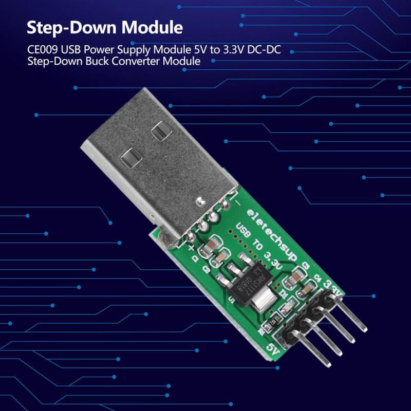 Buy CE009 USB Power Supply Module 5V To 3.3V DC-DC Step-Down Buck ...